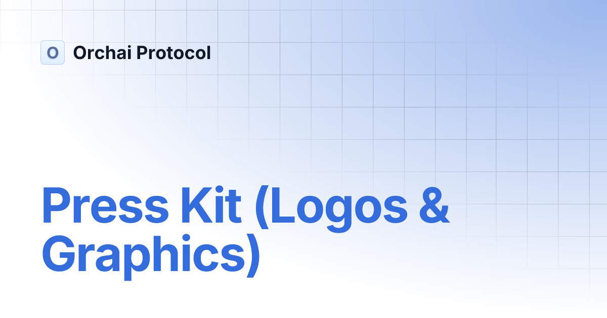 Press Kit (Logos & Graphics) | Orchai Protocol